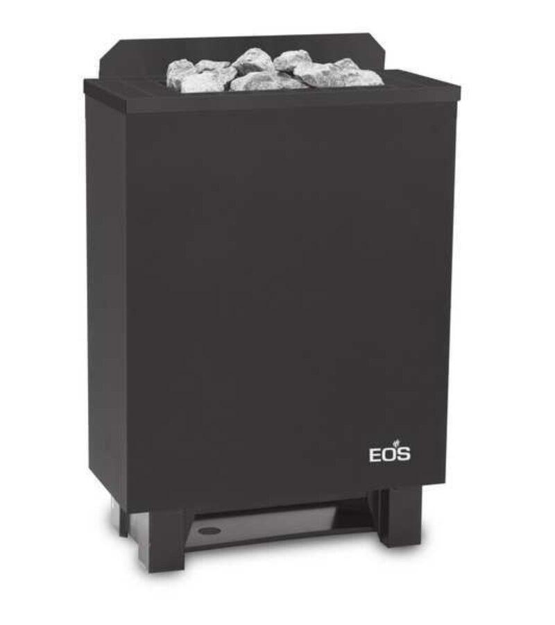 Sauna EOS GRACIL 6,0kW, BLACK, WITHOUT CONTROL UNIT - Saunainter