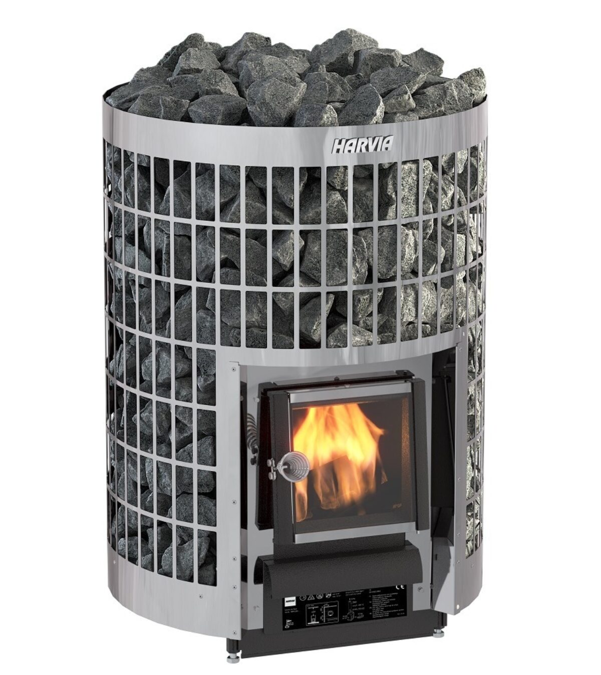 HARVIA CILINDRO 20, WKPC20S, RUOSTUMATON TERÄS