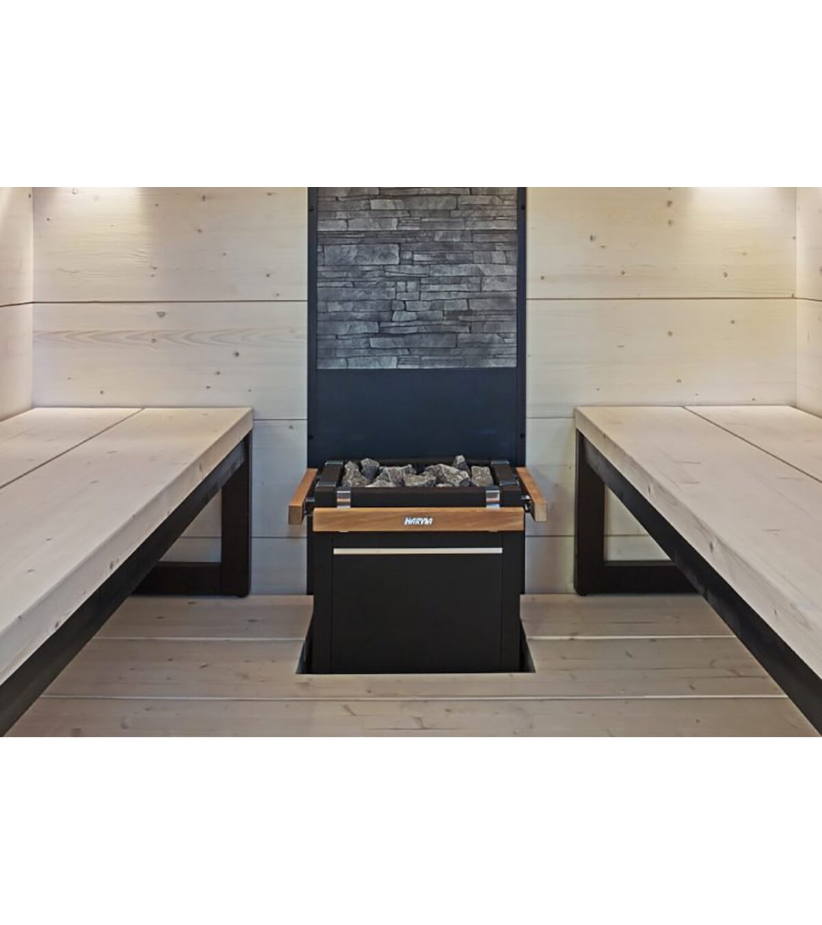 HARVIA VIRTA HL110 10,8kW, WITHOUT CONTROL UNIT, BLACK