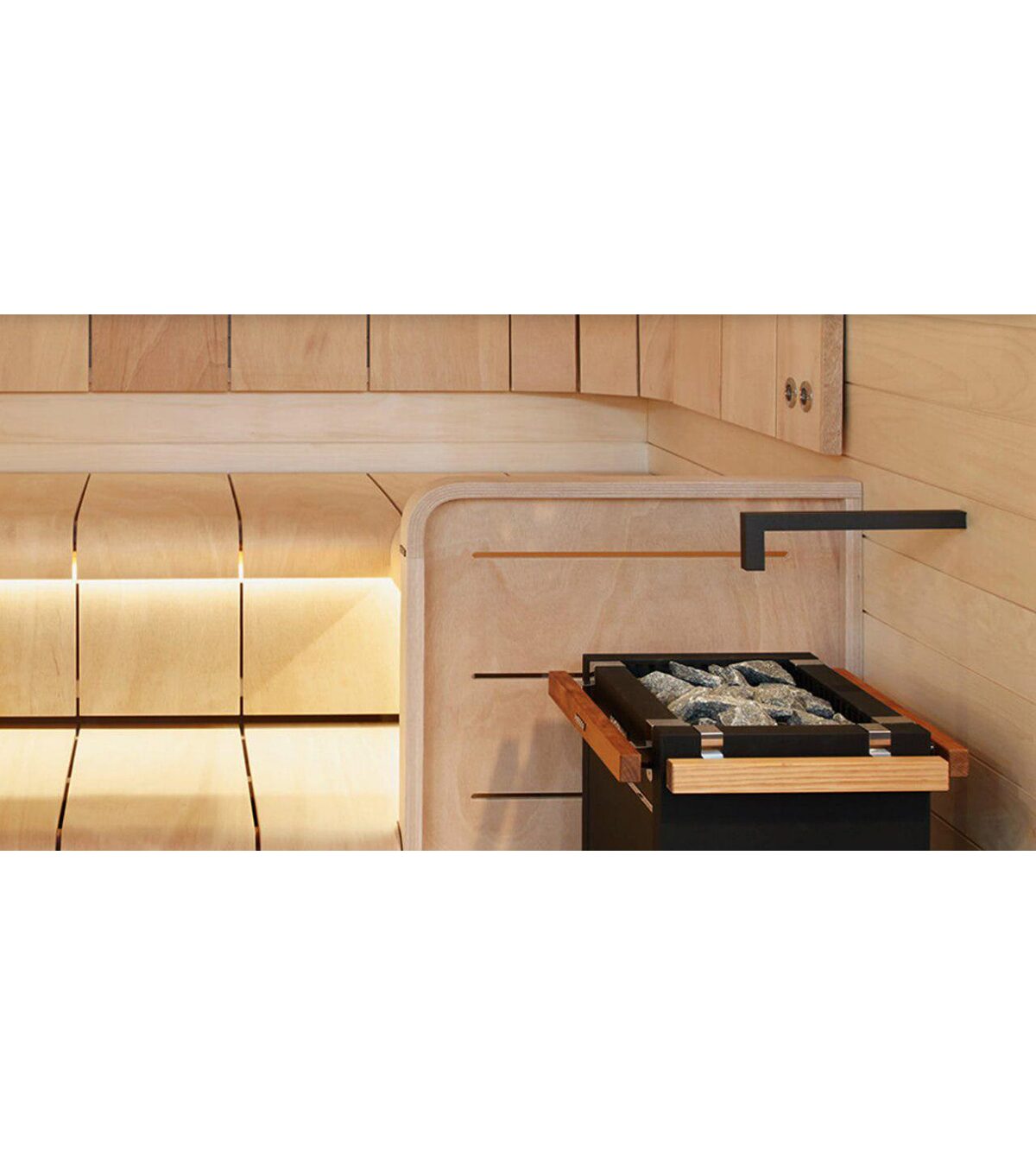 HARVIA VIRTA HL110 10,8kW, WITHOUT CONTROL UNIT, BLACK