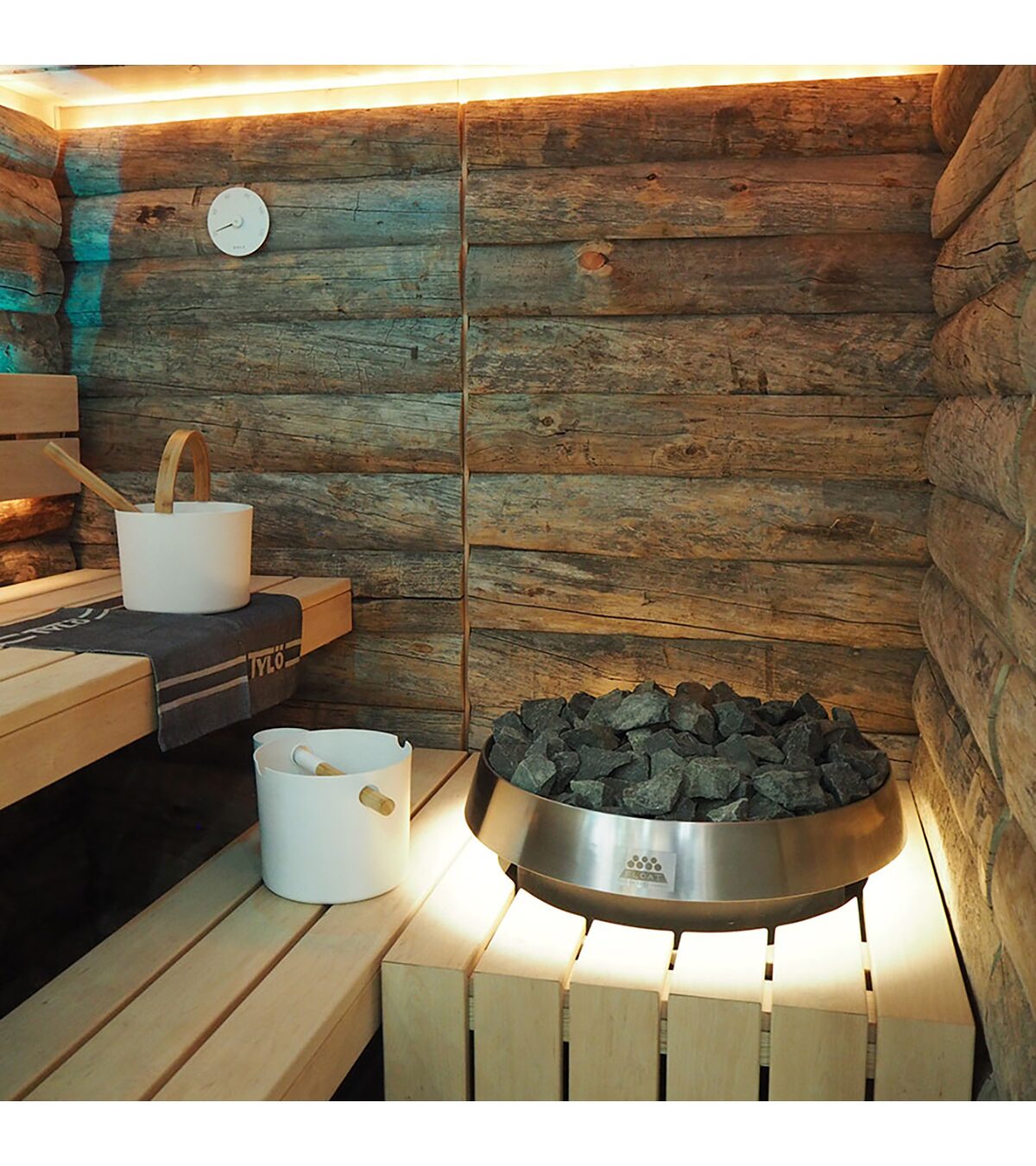 Sauna IKI FLOAT 13,8kW, WITHOUT CONTROL UNIT - Saunainter