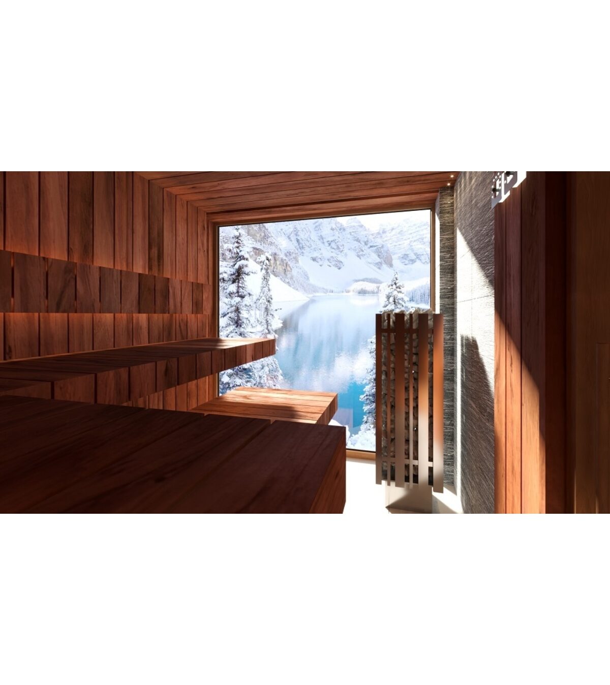 Sauna IKI MONOLITH UKU 13,8kW, OHJAUSKESKUKSELLA - Saunainter