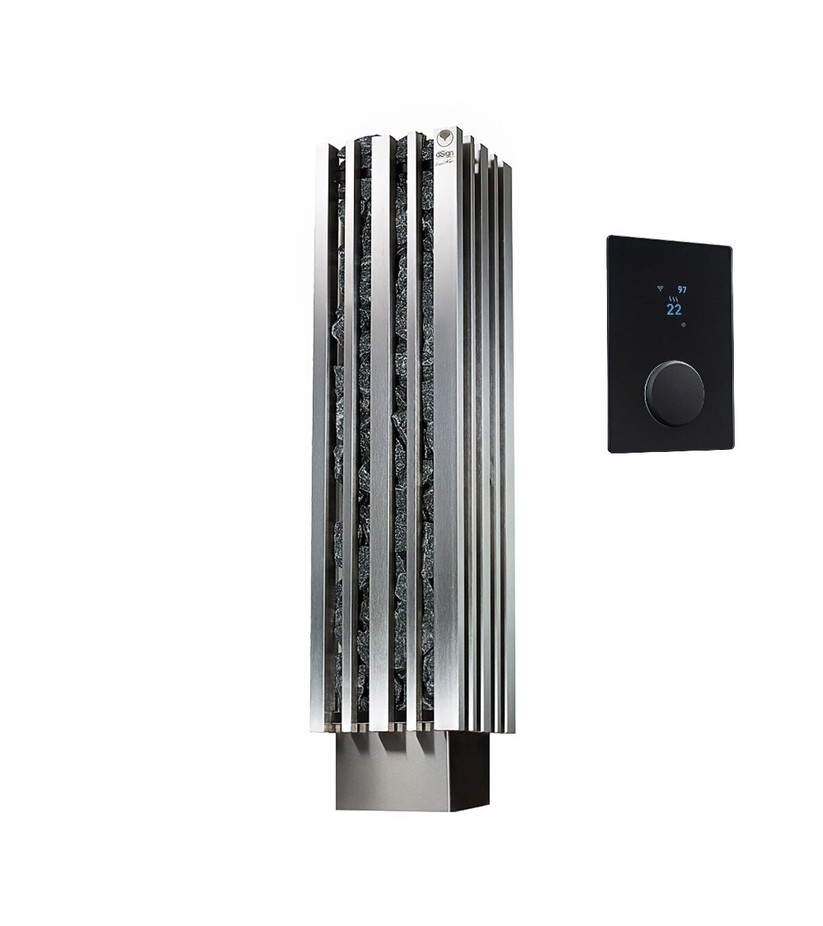 Sauna IKI MONOLITH UKU 13,8kW, OHJAUSKESKUKSELLA - Saunainter