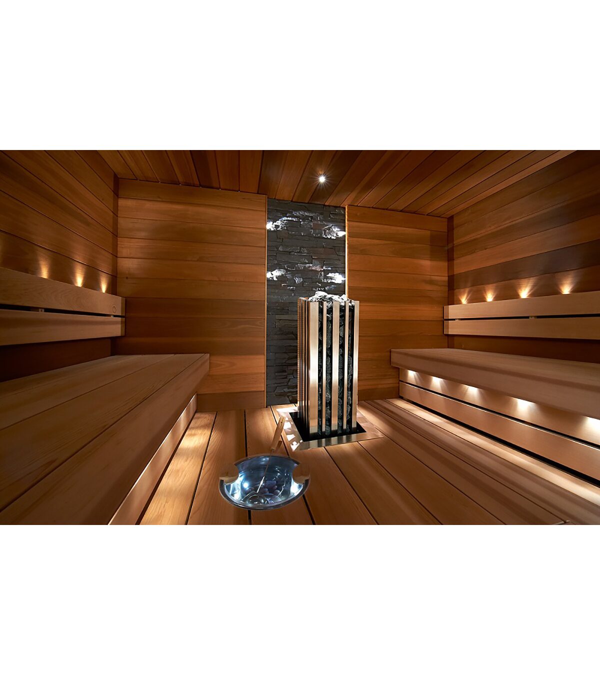 Sauna IKI MONOLITH UKU 13,8kW, OHJAUSKESKUKSELLA - Saunainter