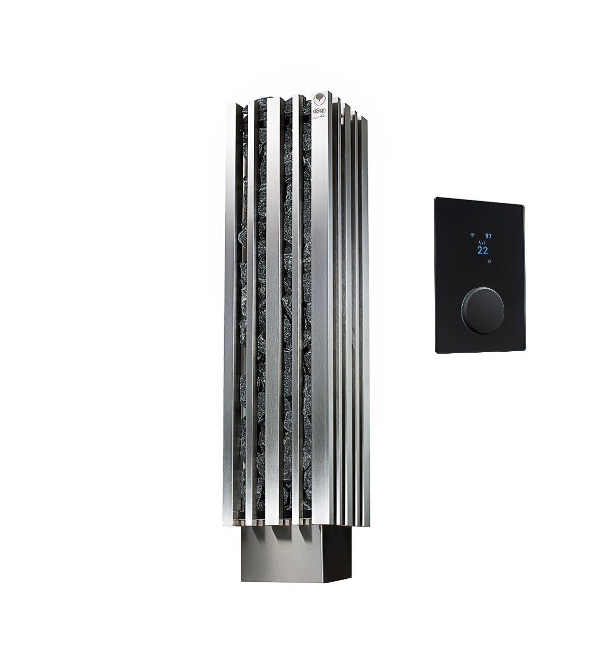 Sauna IKI MONOLITH UKU 9,0kW, WITH CONTROL UNIT - Saunainter