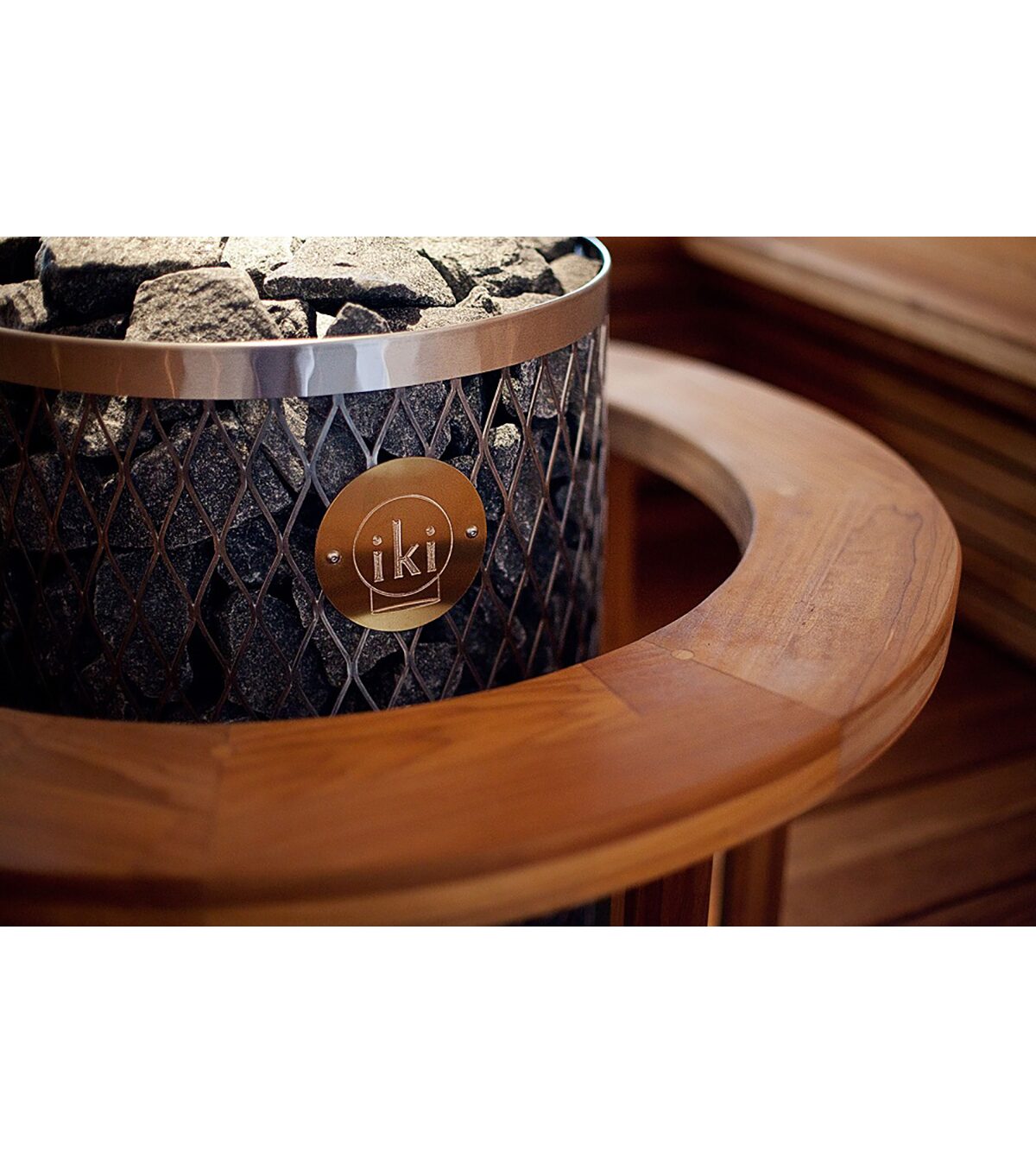 Sauna IKI PILARI 10,0kW, WITHOUT CONTROL UNIT - Saunainter