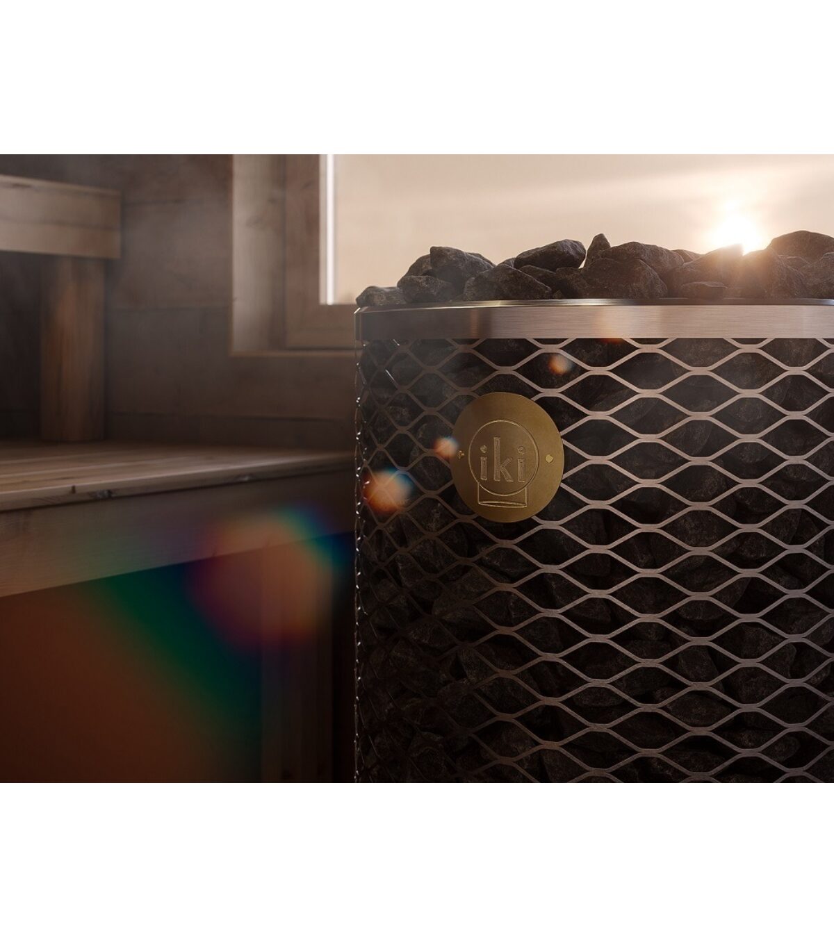 Sauna IKI PILARI 13,8kW, WITHOUT CONTROL UNIT - Saunainter