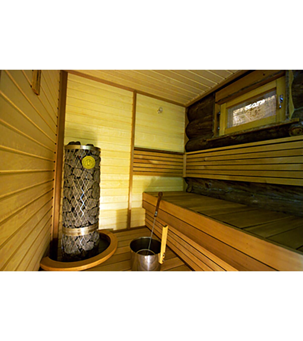 Sauna IKI PILARI FINLANDIA 10,0kW, WITH CONTROL UNIT - Saunainter