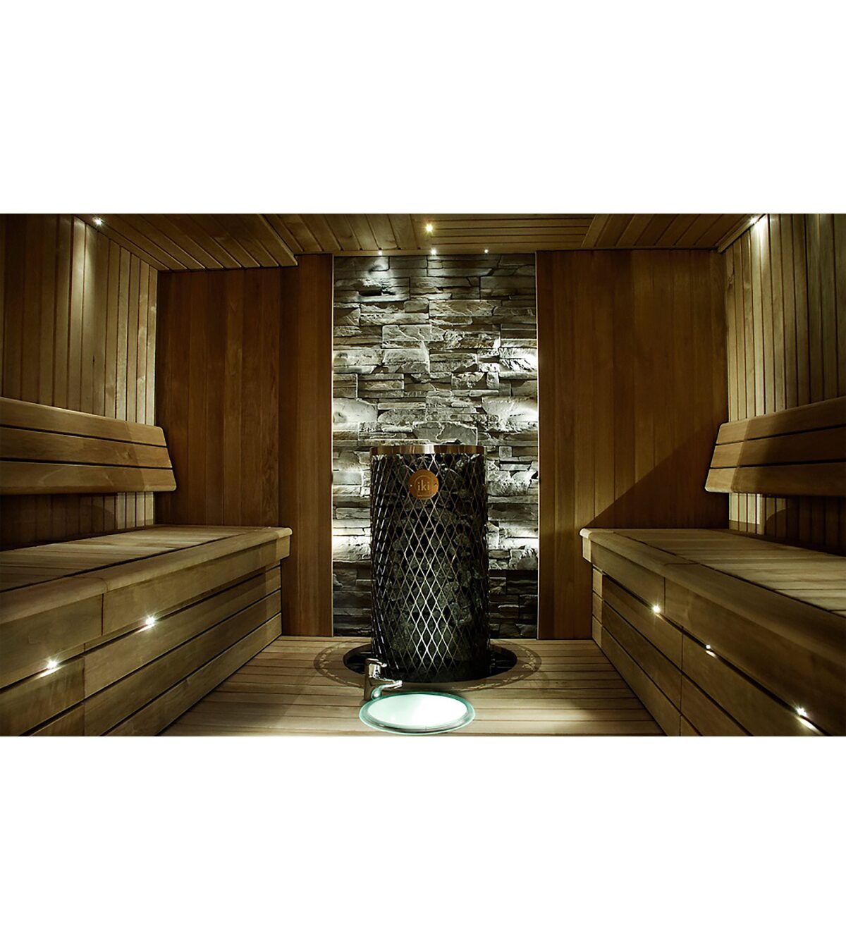 Sauna IKI PILARI PRO-B2 7,5kW, OHJAUSKESKUKSELLA - Saunainter