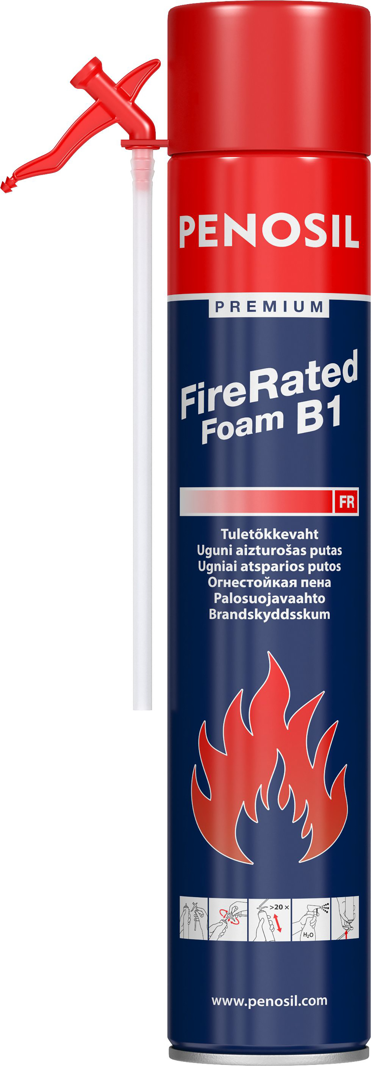 PENOSIL PREMIUM FIRERATED GUNFOAM, 750ML