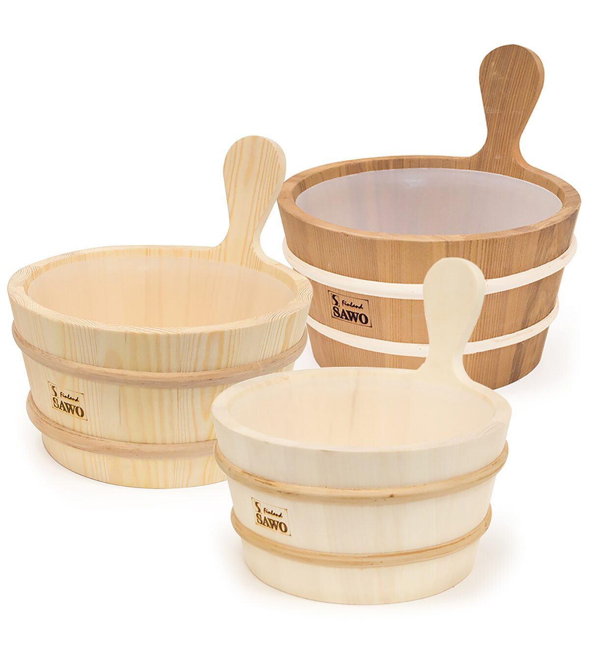 Sauna SAWO SAUNA BUCKET WITH PLASTIC INSERT 4L, ASPEN, 340-A